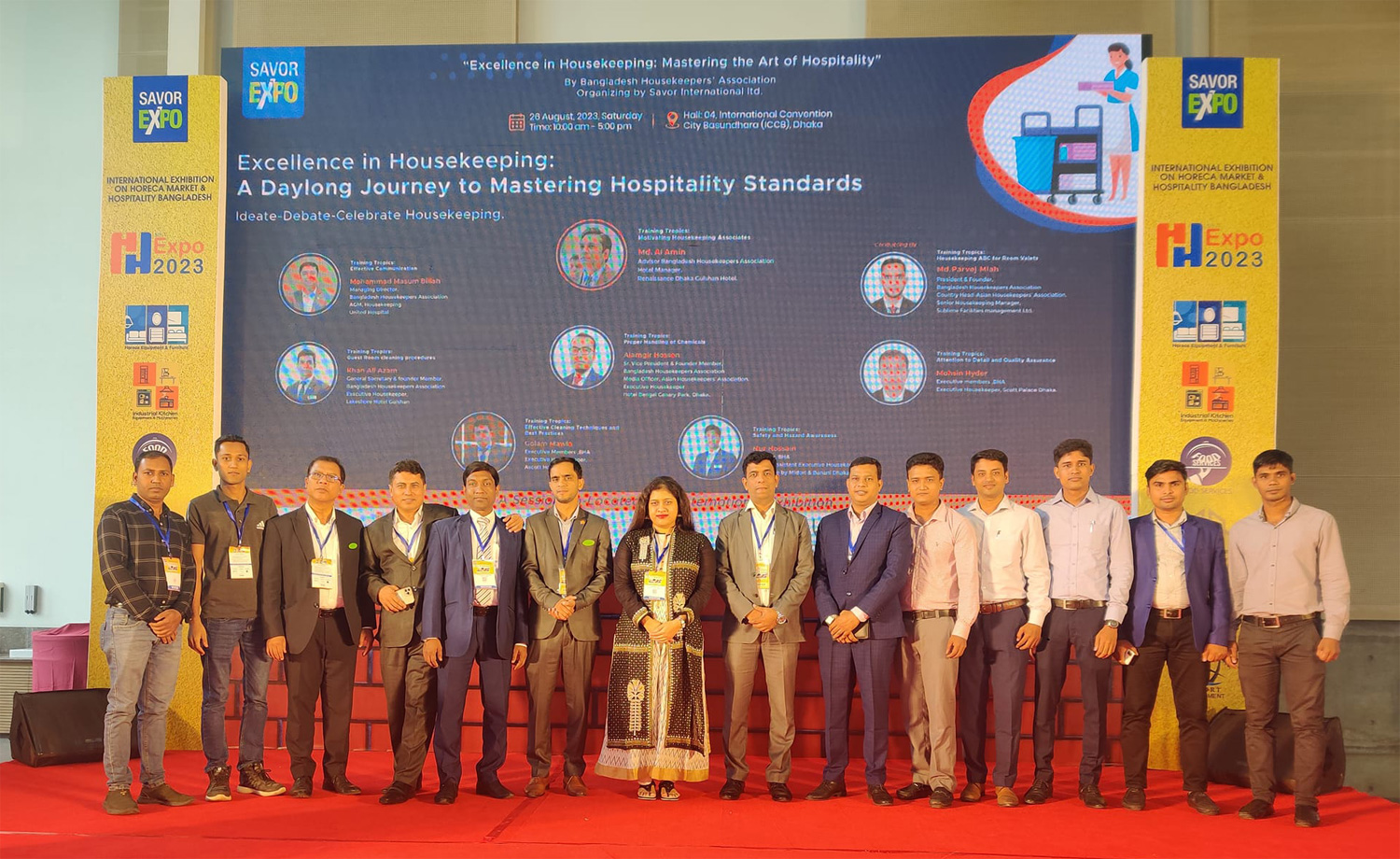 BHA participated a daylong journey to mastering hospitality standards at HH Expo 2023 - The Glory